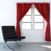 Red Curtains - 3D Model from CGAxis