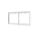 Metal Window (155 x 370cm)