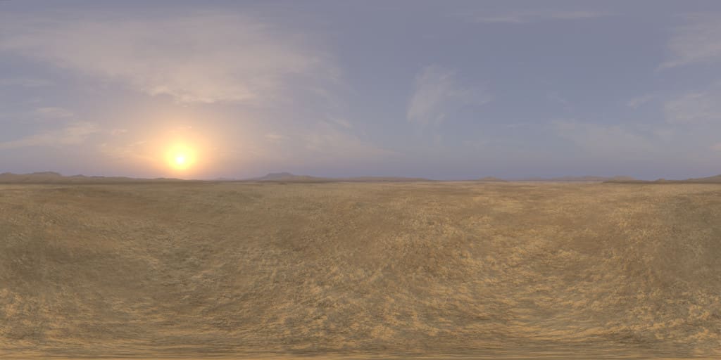 Morning Desert Desert 2 HDRI Sky