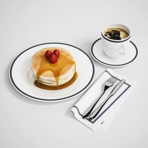 Pancake Breakfast - CGAxis - 3D models, PBR, HDRI for your 3D ...