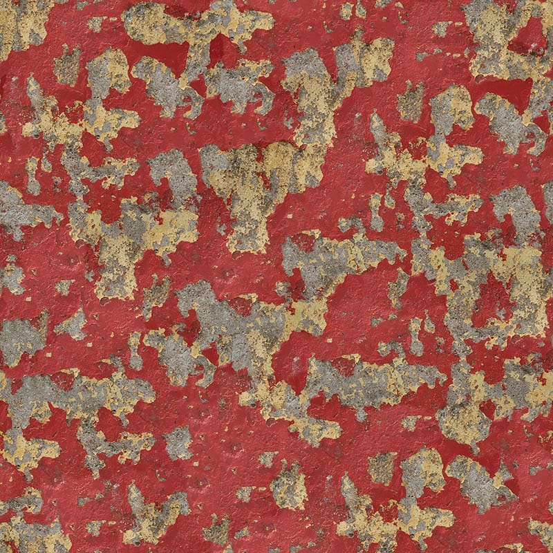 Red Painted Concrete PBR Texture