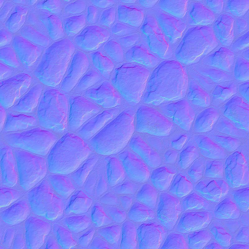 Large White Rock Tiles PBR Texture