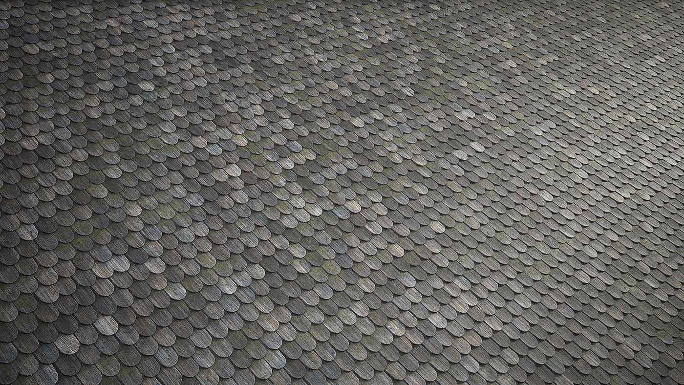 Old Wooden Roof PBR Texture