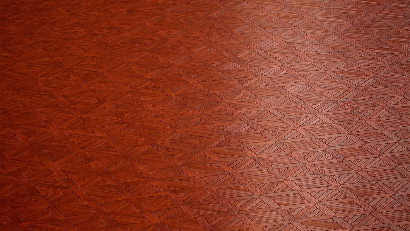 Red Baroque Wood Parquet PBR Texture