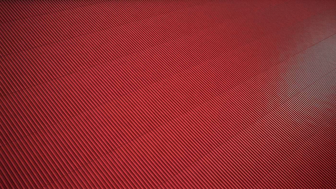 Red Metal Roof PBR Texture