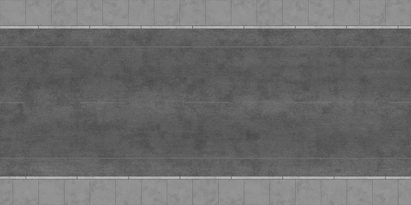 Dark Road with Pavement and Lanes PBR Texture