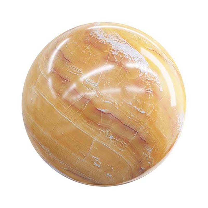 Orange Marble PBR Texture