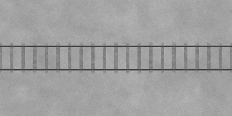 Railroad Tracks PBR Texture