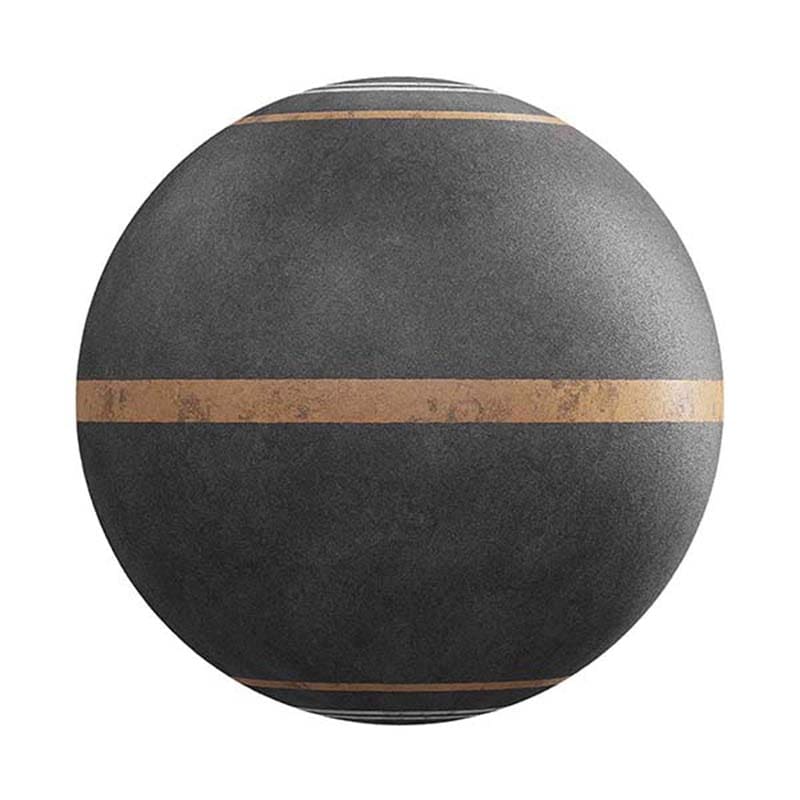 Road with Pavement and Lanes PBR Texture