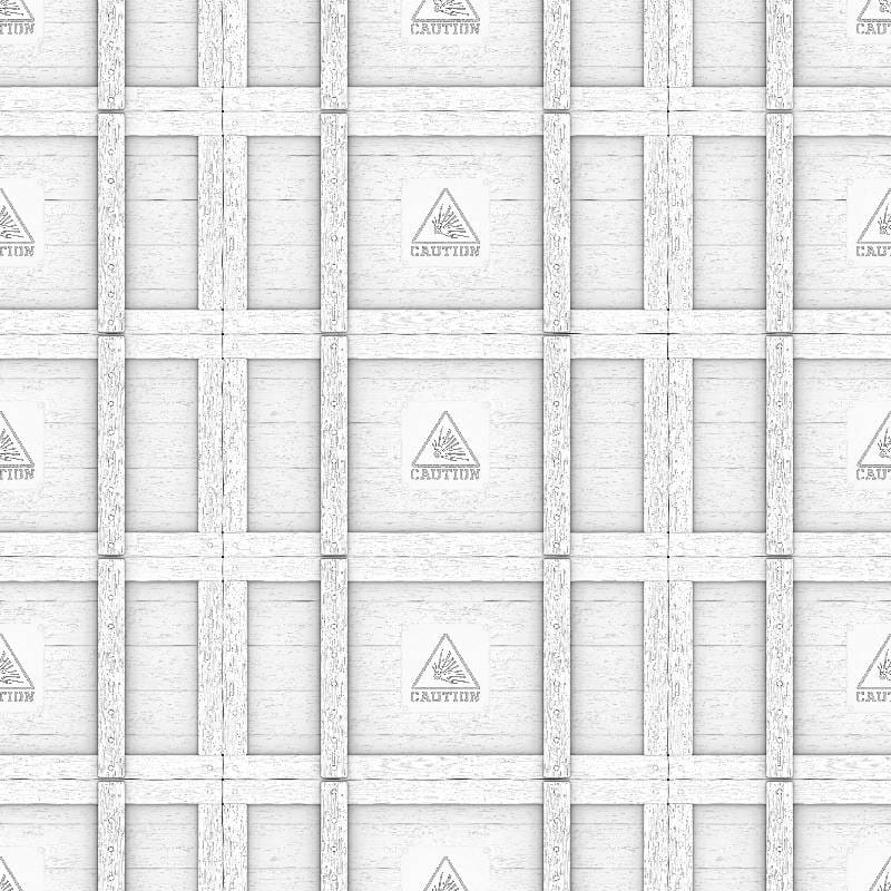 Explosive Wooden Supply Box PBR Texture