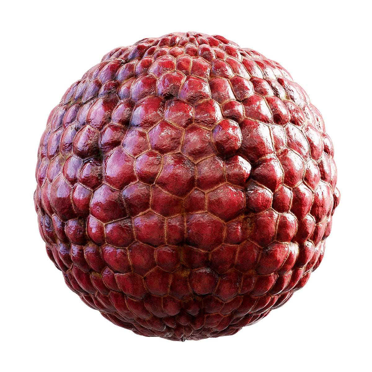 Red Creature Skin PBR Texture