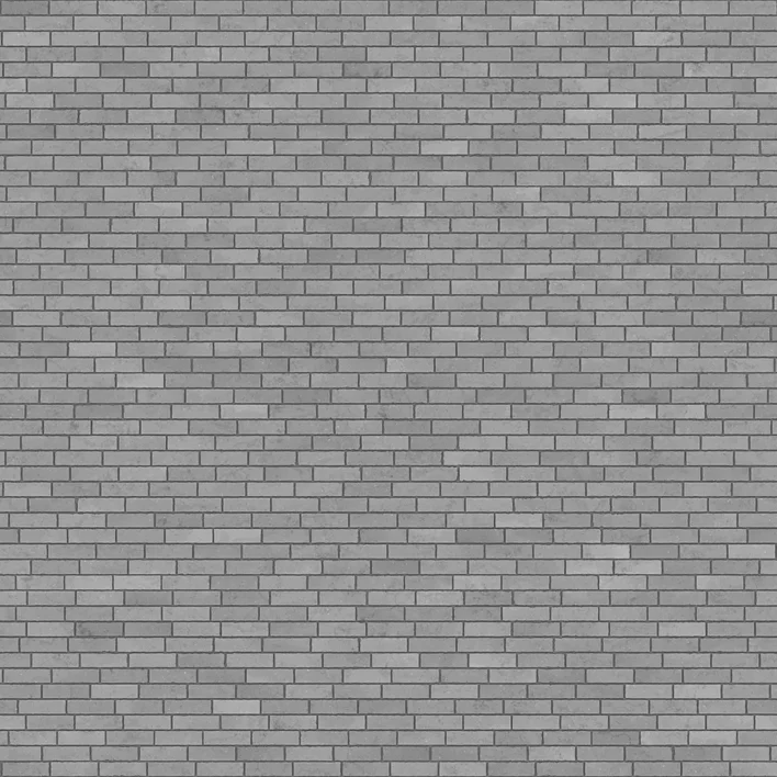 Grey Brick Wall PBR Texture