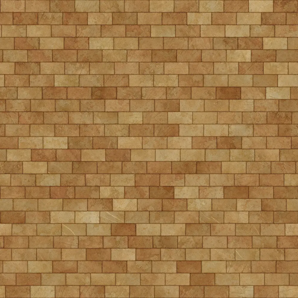 Orange Brick Wall PBR Texture