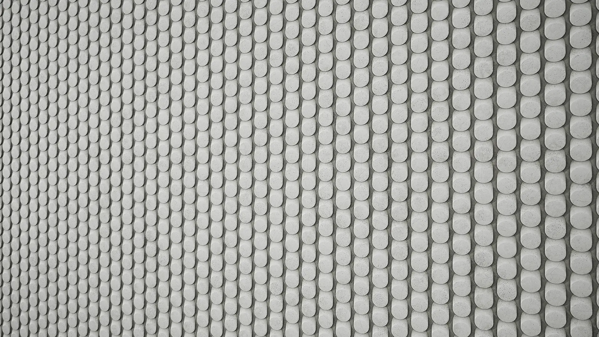 Patterned White Concrete Tiles PBR Texture
