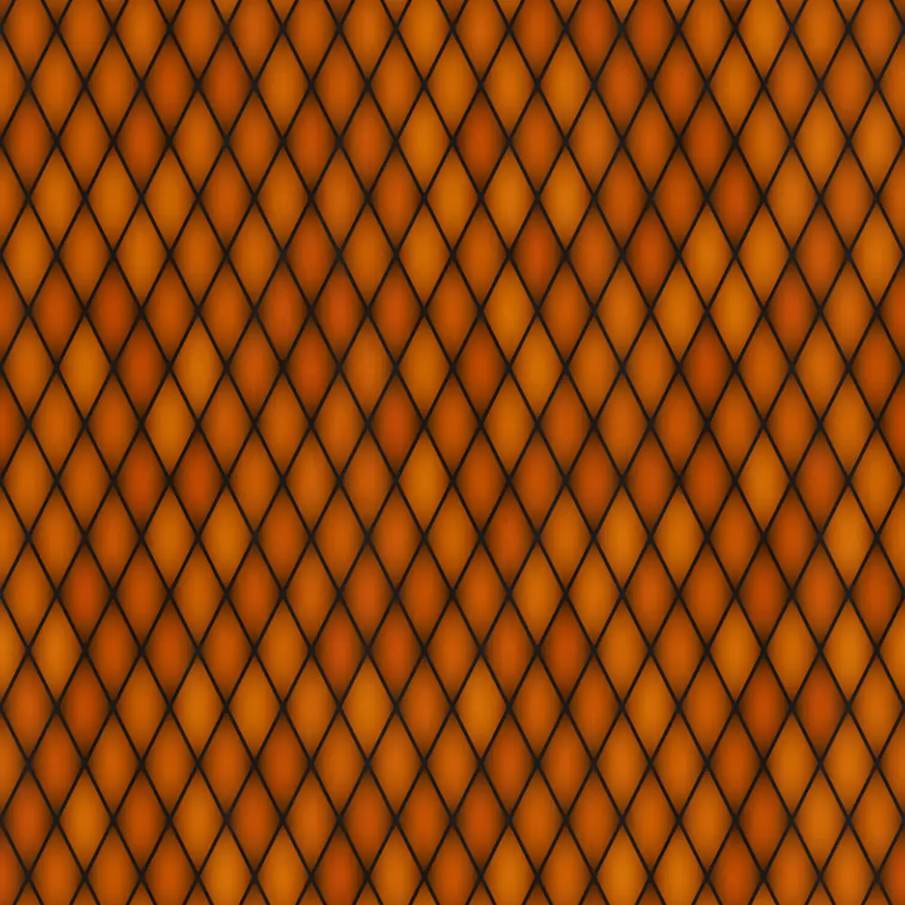 Orange Diamond Pattern Wall Panel PBR Texture