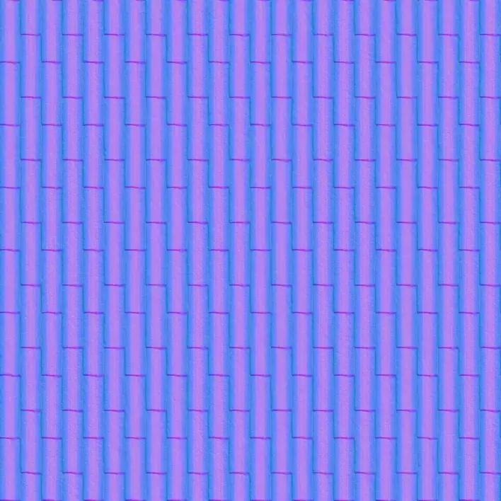 Beige Stone Roof Tiles PBR Texture