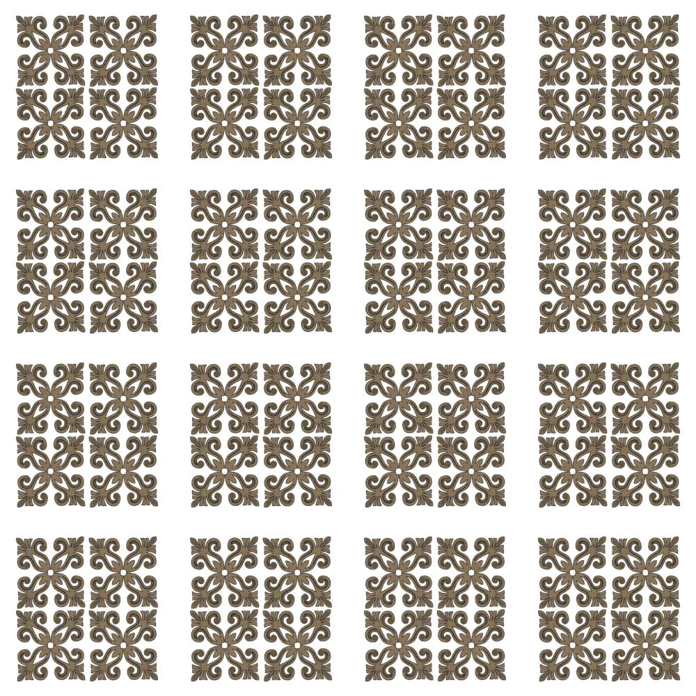 Brown Decorative Medieval Wall PBR Texture