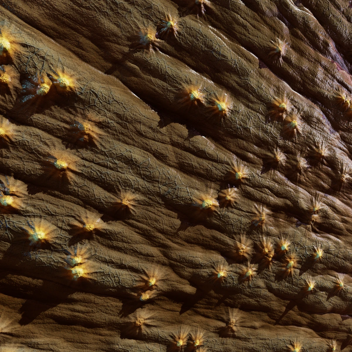 Infected Crature Skin PBR Texture