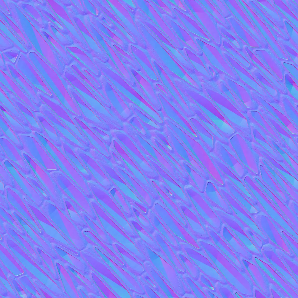 Metal Shards on Sand PBR Texture