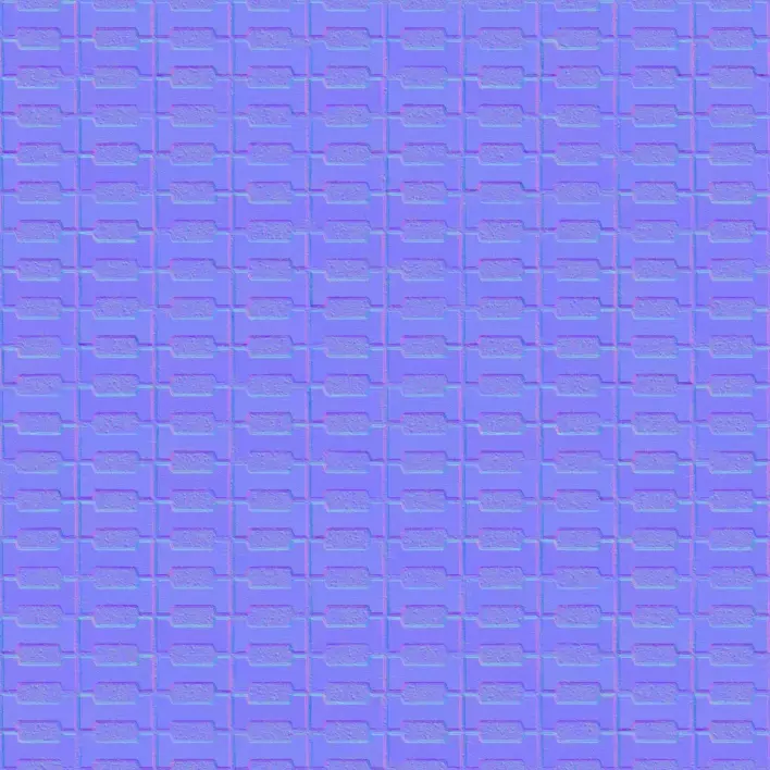 Concrete Ground Tiles PBR Texture