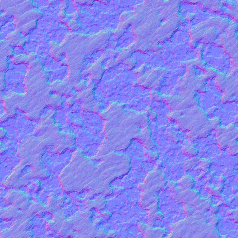 Rough Rock with Sand Rock PBR Texture