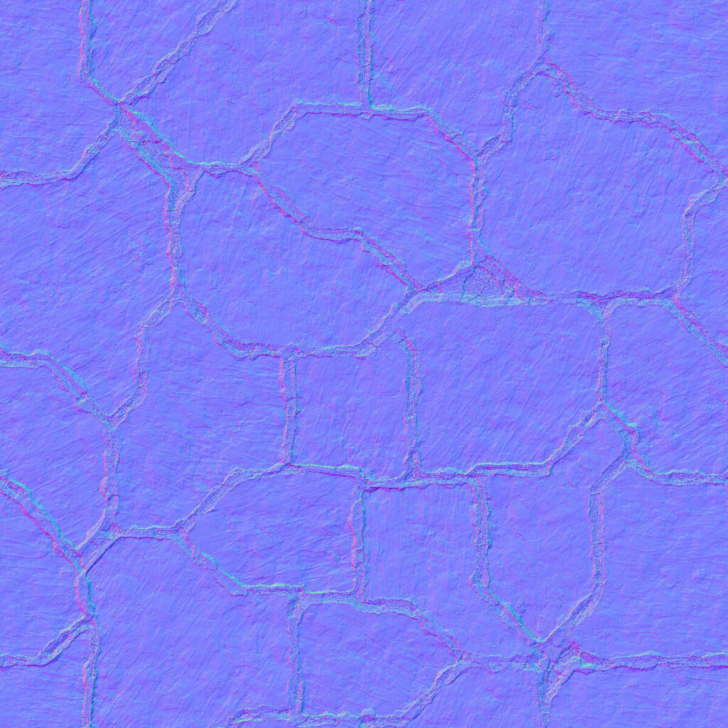 Black Large Stone Wall PBR Texture