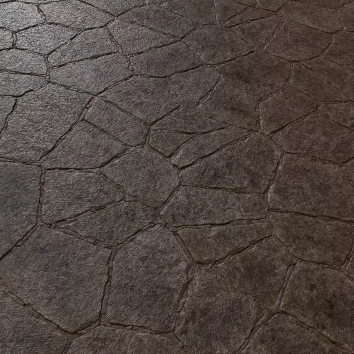 Brown Stone Tiles PBR Texture