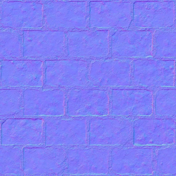 Concrete Blocks PBR Texture