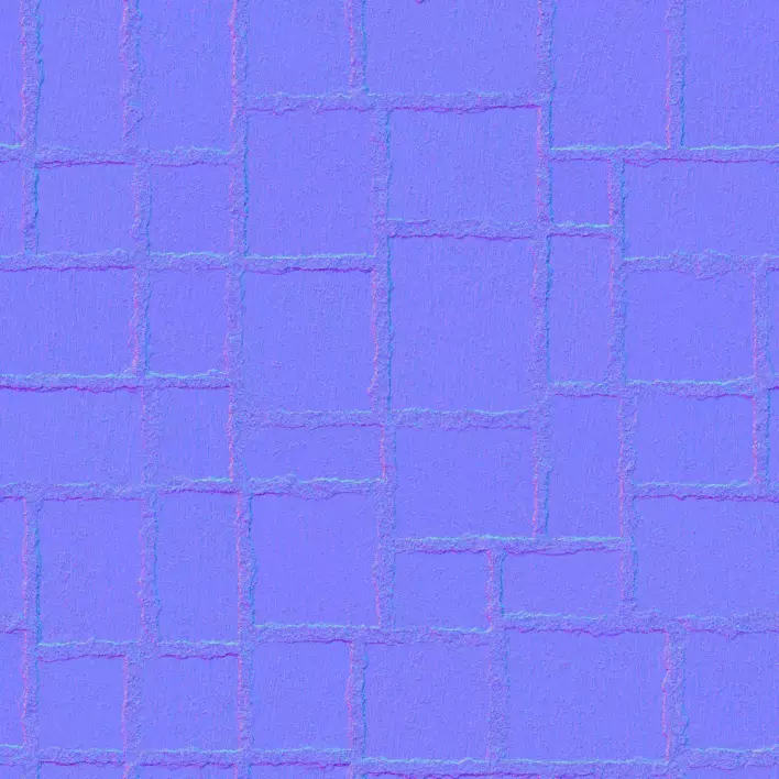 Concrete Blocks PBR Texture