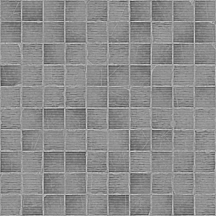 Damaged Grey Tiles PBR Texture