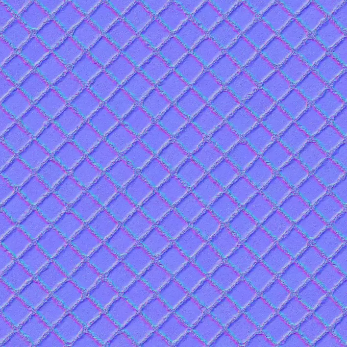 Grey Flagstone Pavement PBR Texture