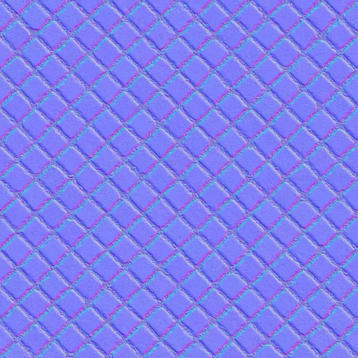 Grey Flagstone Pavement PBR Texture