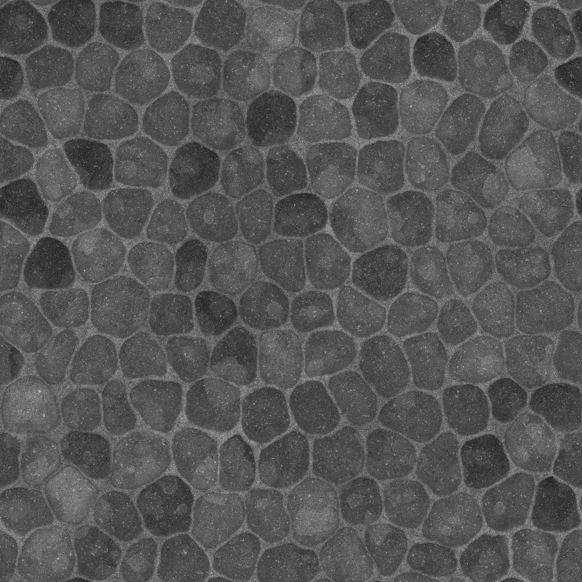 Grey Pebble Concrete Wall PBR Texture