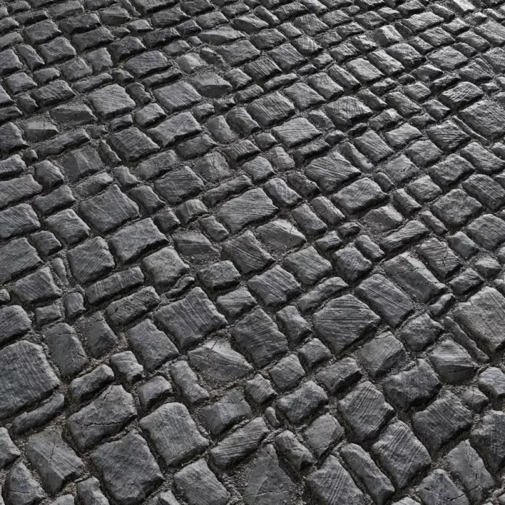 Grey Stone Pavement PBR Texture