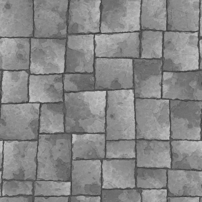Large Brown Stone Slabs PBR Texture