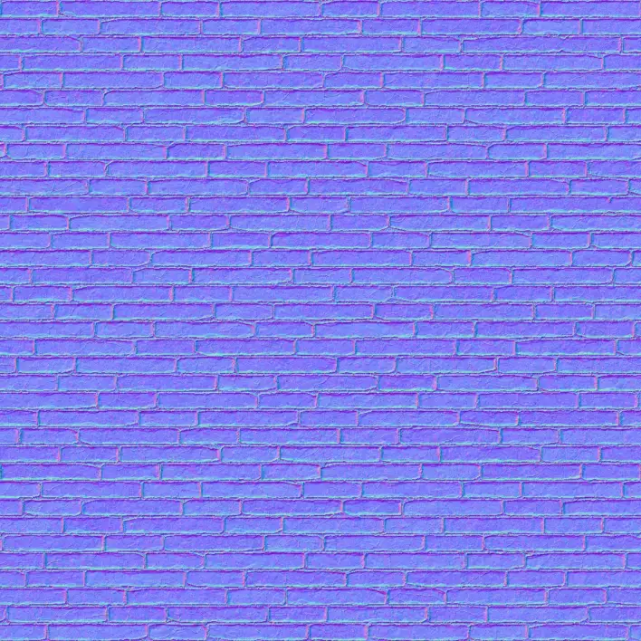 Yellow Brick Wall PBR Texture