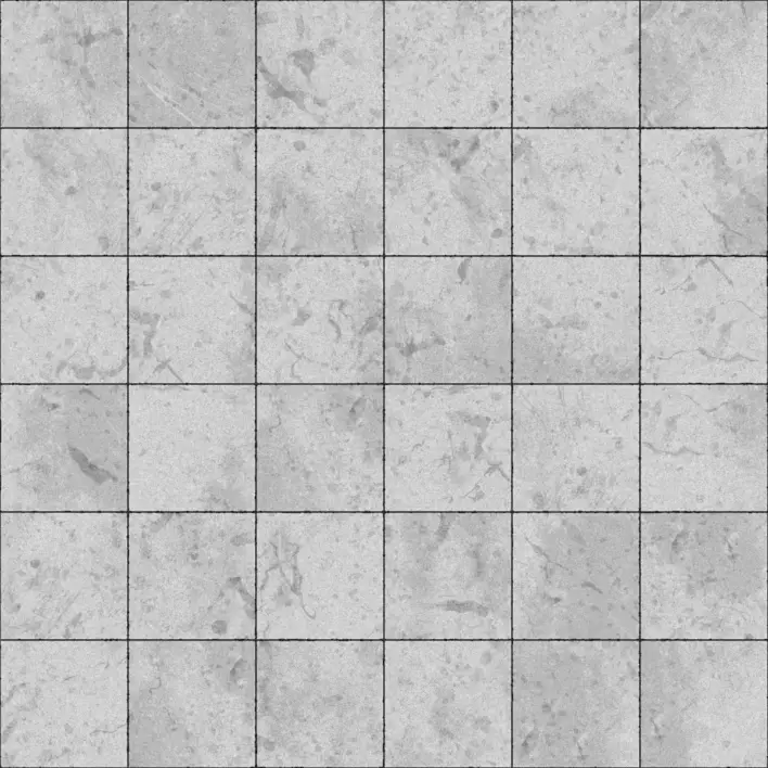 Grey Granite Tiles PBR Texture