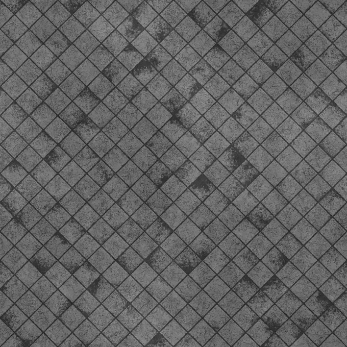 Dusty Stone Tiles PBR Texture