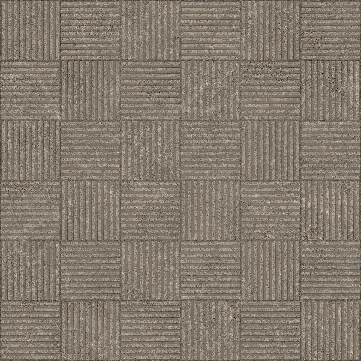 Large Striped Concrete Pavement PBR Texture