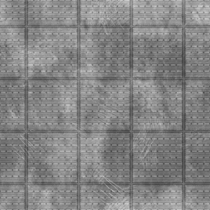 Dusty Solar Panels PBR Texture
