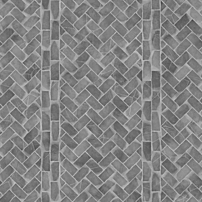 Herringbone Stone Pavement PBR Texture
