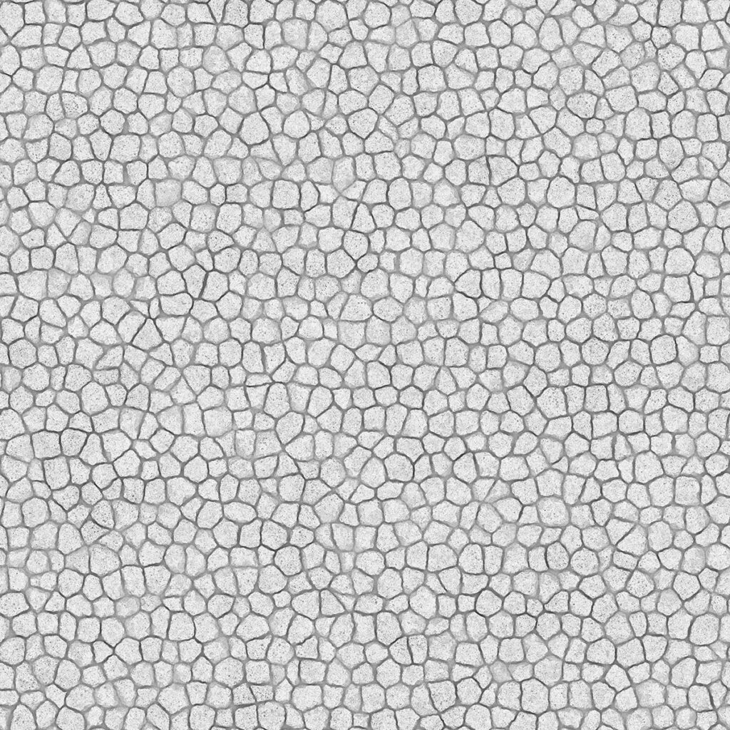 Irregular Orange Stone Pavement PBR Texture