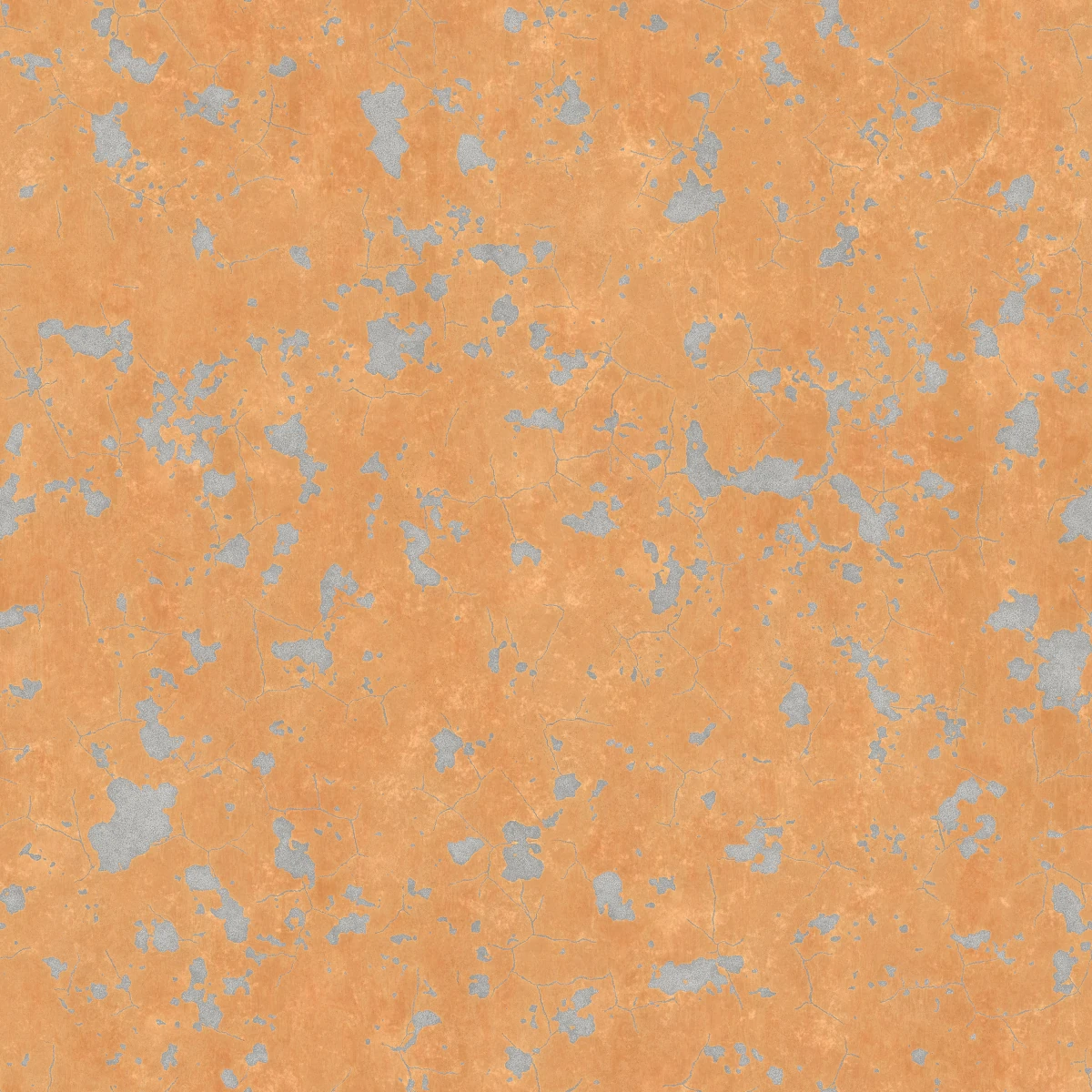 Orange Painted Plaster Wall PBR Texture