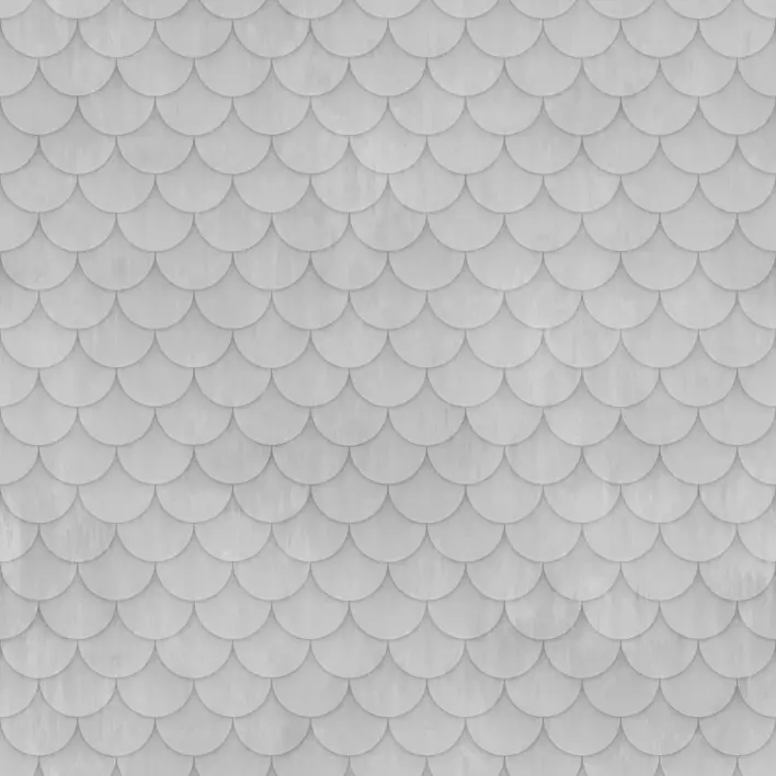 Orange Round Shingle Roof PBR Texture