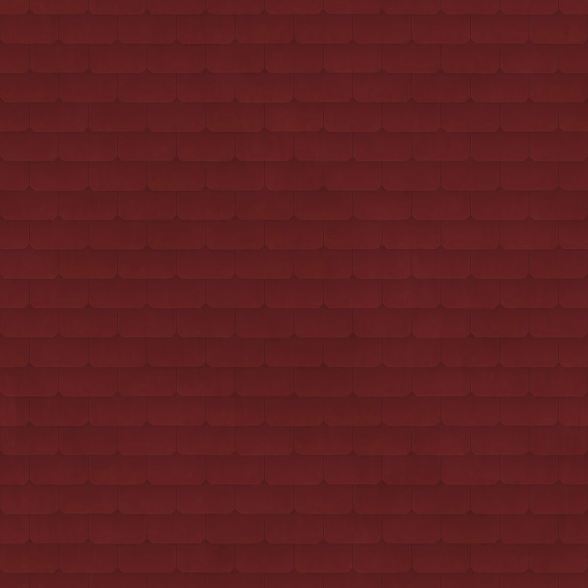 Red Rectangular Shingle Roof PBR Texture