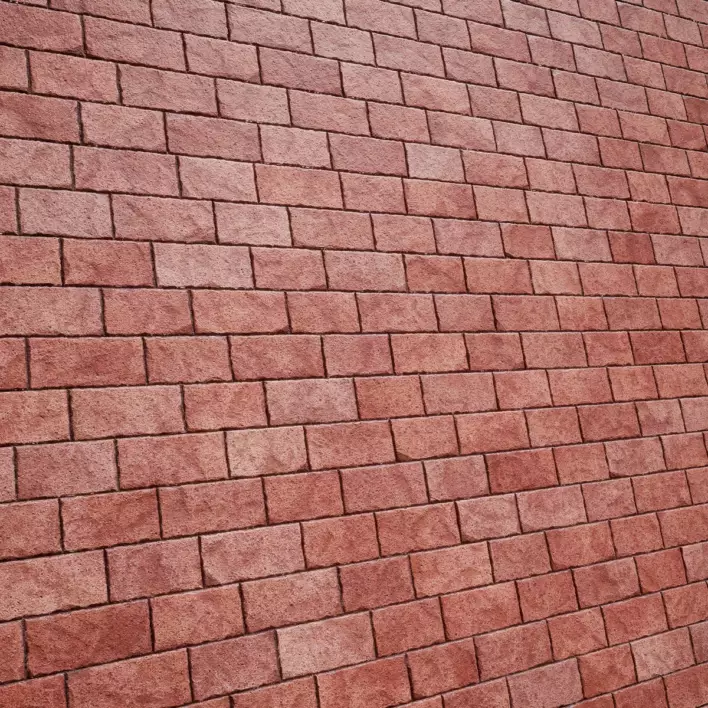 Red Sandstone Bricks PBR Texture