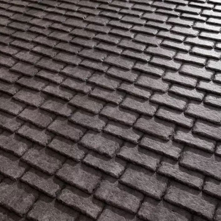 Stone Shingle Roof PBR Texture