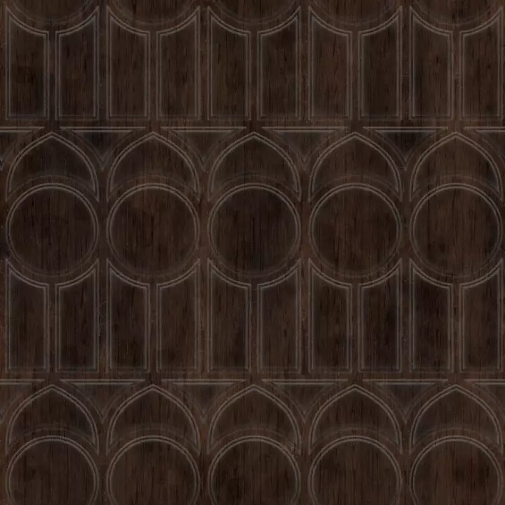 Wooden Wall Panels PBR Texture