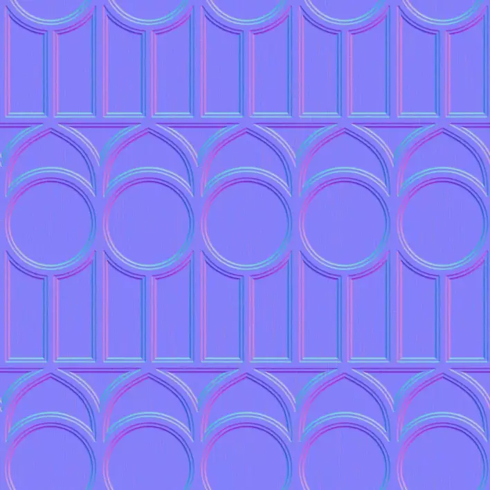 Wooden Wall Panels PBR Texture