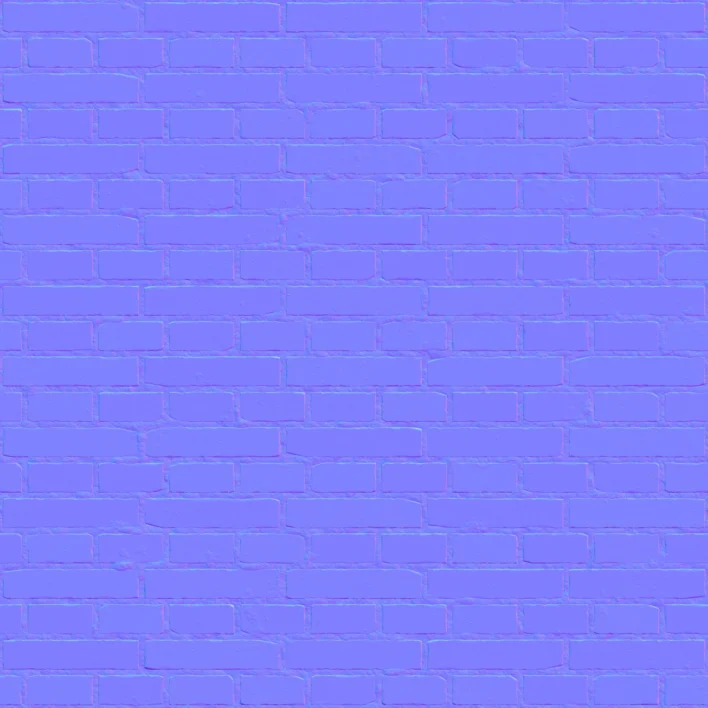 Grey Brick Wall PBR Texture